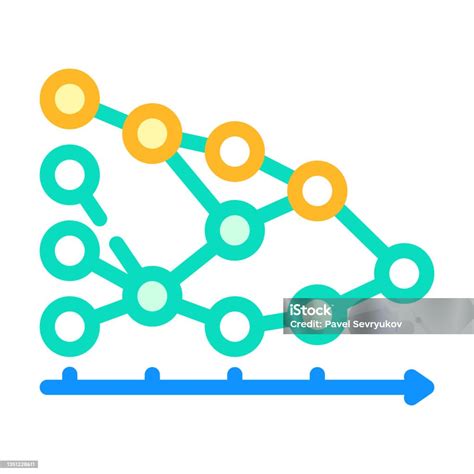 Algorithm Data Science Color Icon Vector Illustration Stock