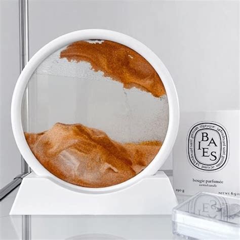 북아이템 예스24 기간특가모래멍 샌드아트 3d 모래시계 오브제 오렌지 위시버킷