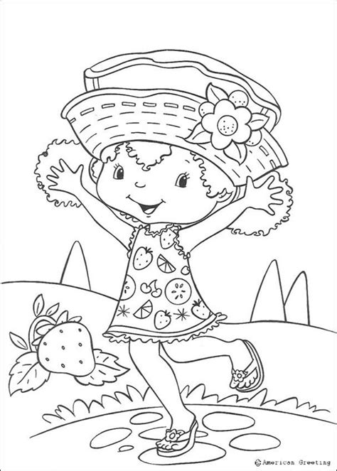 Strawberry Shortcake Orange Blossom Coloring Pages