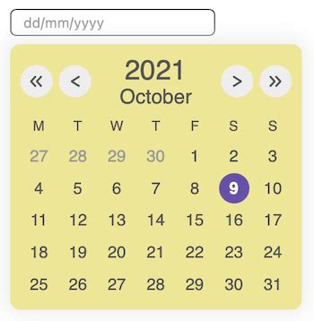React Just Datepicker NPM Npm Io