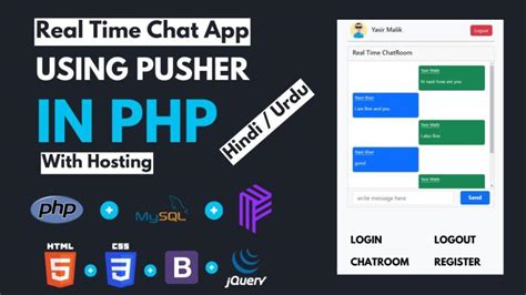 muhammad yasir hussain on linkedin chat app using php with mysql