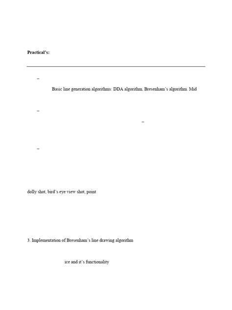 Computer Graphics Syllabus Pdf