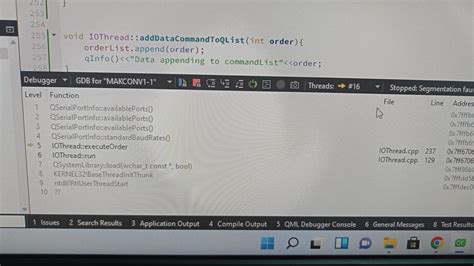 QT SERIAL PORT THREADING CRASH APP Qt Forum