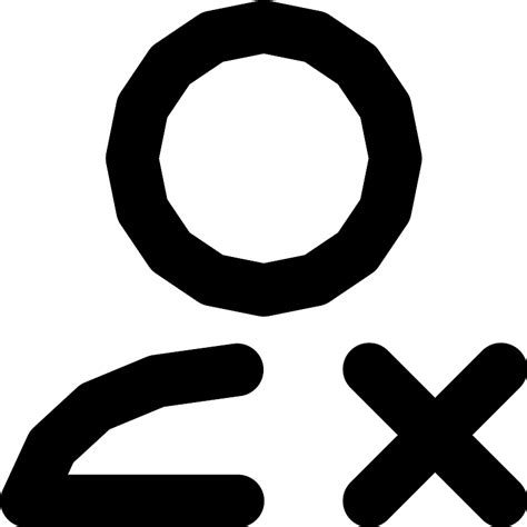 Delete User Icon Png