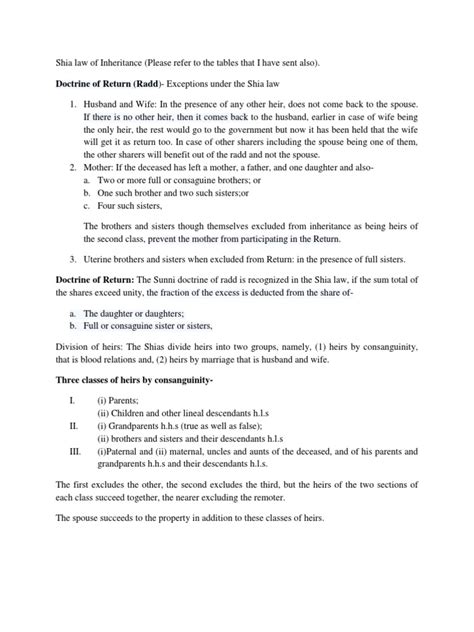 shia law inheritance pdf inheritance marriage