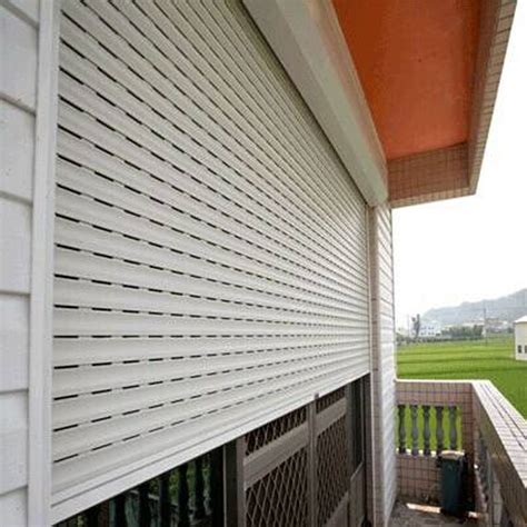 Aluminum Alloy Electric Rolling Shutter Door Outside Sunshade Rolling
