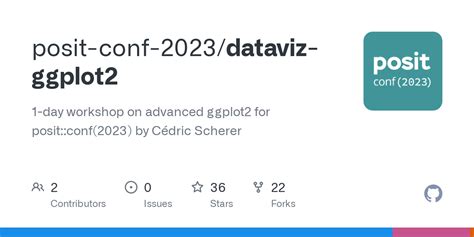 github posit conf 2023 dataviz ggplot2 1 day workshop on advanced