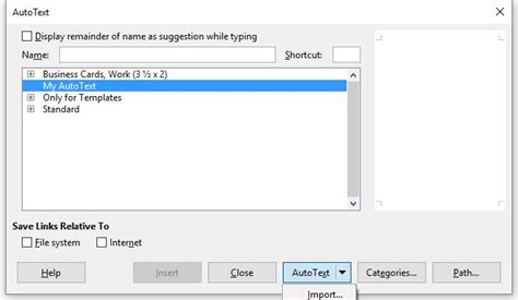 Import Microsoft Word Autotext To Libreoffice Stack Overflow