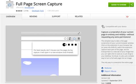 Chrome Webpage Capture Oldiki