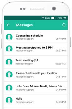 Hexnode Messenger Hexnode MDM