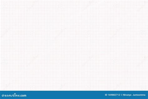 Seamless Texture Of Graph Paper Grid Line Paper Sheet Pink Straight Lines On White Background