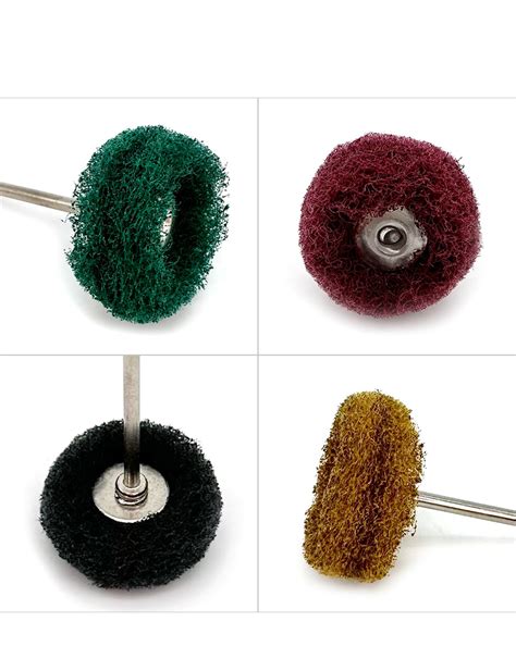 아이베란다 미니 드릴 연마 브러쉬 녹 제거 샹크 10개 Qb 노랑120 아이베란다 공식몰 Diy목공자재