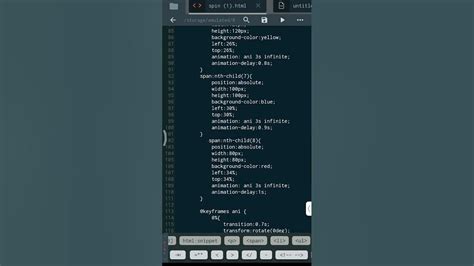 Spin Created A Spiner In Html Css Cas Coding Style In Biginer In Phone