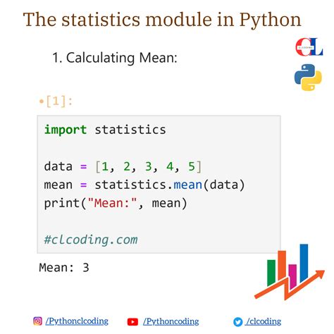 the statistics module in python r pythonclcod