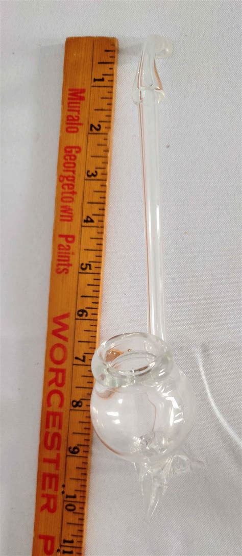 Vintage Old Glass Brandy Pipe In Original Box 4541509599