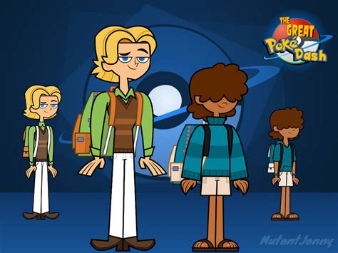 The Great Pokedash ~ Dexter And Jorgi Redesigns By Mutantjonny On