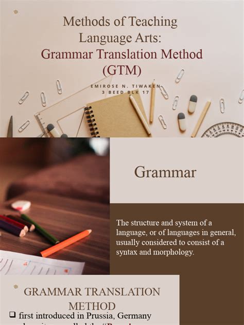 Grammar Translation Method Pdf Second Language Applied Linguistics