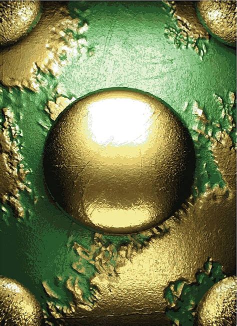 gold on green background green frame vignette vector green frame