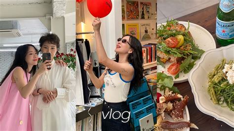 Vlog 초여름 일상 브이로그🍀 엄마랑 여름옷쇼핑 신상 브런치맛집 서울 속 파리 느낌 와인바 핏예쁜 청바지랑 셔츠추천 드라마광 남편 어떤데 Youtube