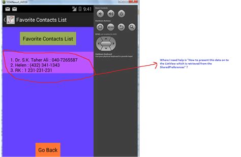 Android How To Present In A Listview The Data Which Is Stored In A Sharedpreferences Stack
