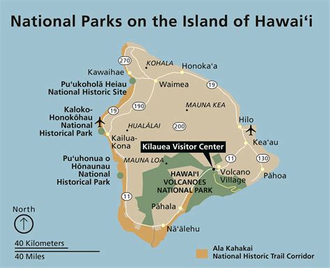 Maps Hawaiʻi Volcanoes National Park U S National Park Service