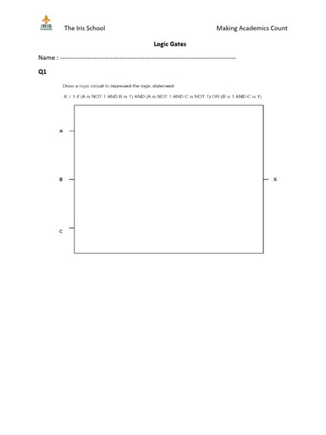 Cs Logic Gate Questions Pdf
