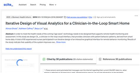 Iterative Design Of Visual Analytics For A Clinician In The Loop Smart Home