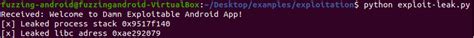 Damn Exploitable Android App Abusing Info Leaks To Bypass Aslr