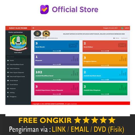 promo source code aplikasi arsip surat masuk keluar dan disposisi