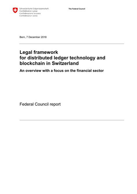 Pdf Legal Framework For Distributed Ledger Technology And Dokumentips