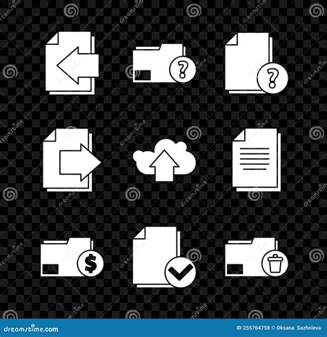set next page arrow unknown document folder finance document and