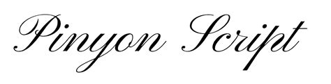 pinyon script font dafont free font
