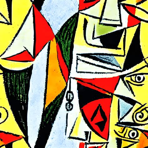 Picasso Illustration Pattern · Creative Fabrica