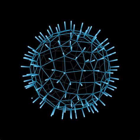 Premium Vector Futuristic Wireframe Sphere 3d Ball Structure