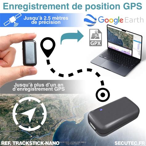 Mini Gps Data Logger Longue Autonomie Compact Précis Léger