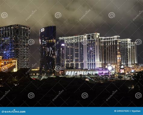 Macau China Macao Cotai Strip Venetian Resort Melco Cod Cod City Of Dreams Macao Modern