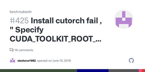 Install Cutorch Fail Specify Cuda Toolkit Root Dir Issue Torch Cutorch Github