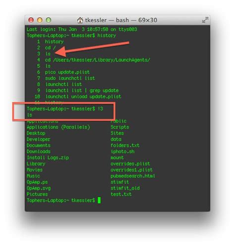 Using And Managing The Terminal History In Os X Cnet