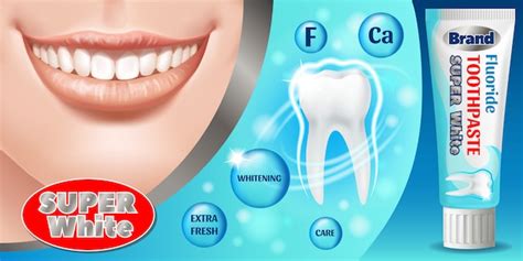 Premium Vector Toothpaste Illustration Banner