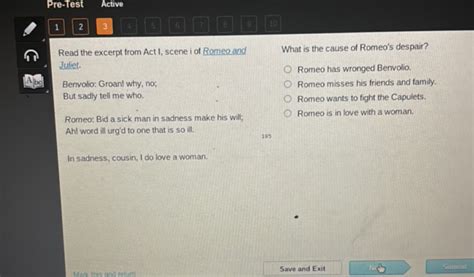 Pre Test Active A II Read StudyX