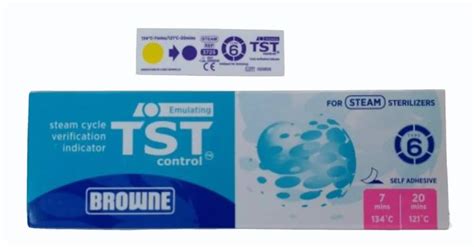 3725 Tst Browne Emulating Control Sterilizers Chemical Indicator Strips
