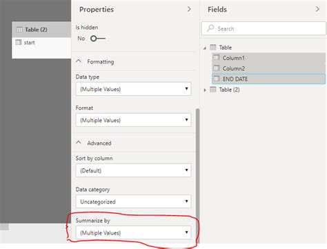 solved default summarization feature missing microsoft power bi