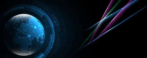 글로벌 네트워크 연결 월드 맵 추상기술 배경 글로벌 비즈니스 혁신 개념 0명에 대한 스톡 벡터 아트 및 기타 이미지 0명 3차원 형태 개념 Istock