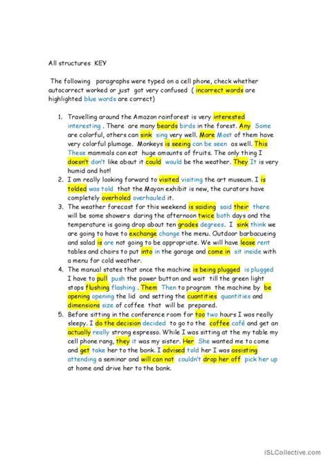 All Structures English ESL Worksheets Pdf Doc All Structures English ESL Worksheets Pdf Doc