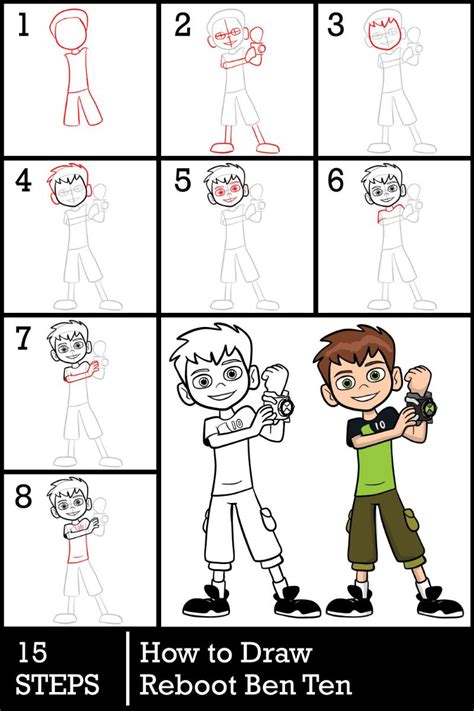 How To Draw Adult Gwen Ben Omniverse Drawing Tutorial Ben Easy Drawings Draw