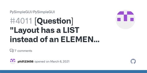 Question Layout Has A LIST Instead Of An ELEMENT Python Raspberry Pi How To Embed