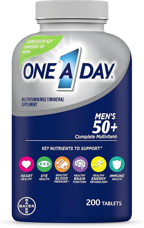 One A Day Mens 50 Healthy Advantage Multivitamínico Multivitamínico Para Hombres Con