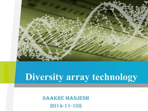 Diversity Array Technology Ppt