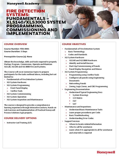 Fds 0001 Fire Detection Systems Fundamentals Xls140 Xls3000 System Programming Commissioning And