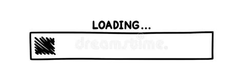 Progress Loading Bar Infographics Design Element With Status Of Completion Stock Vector